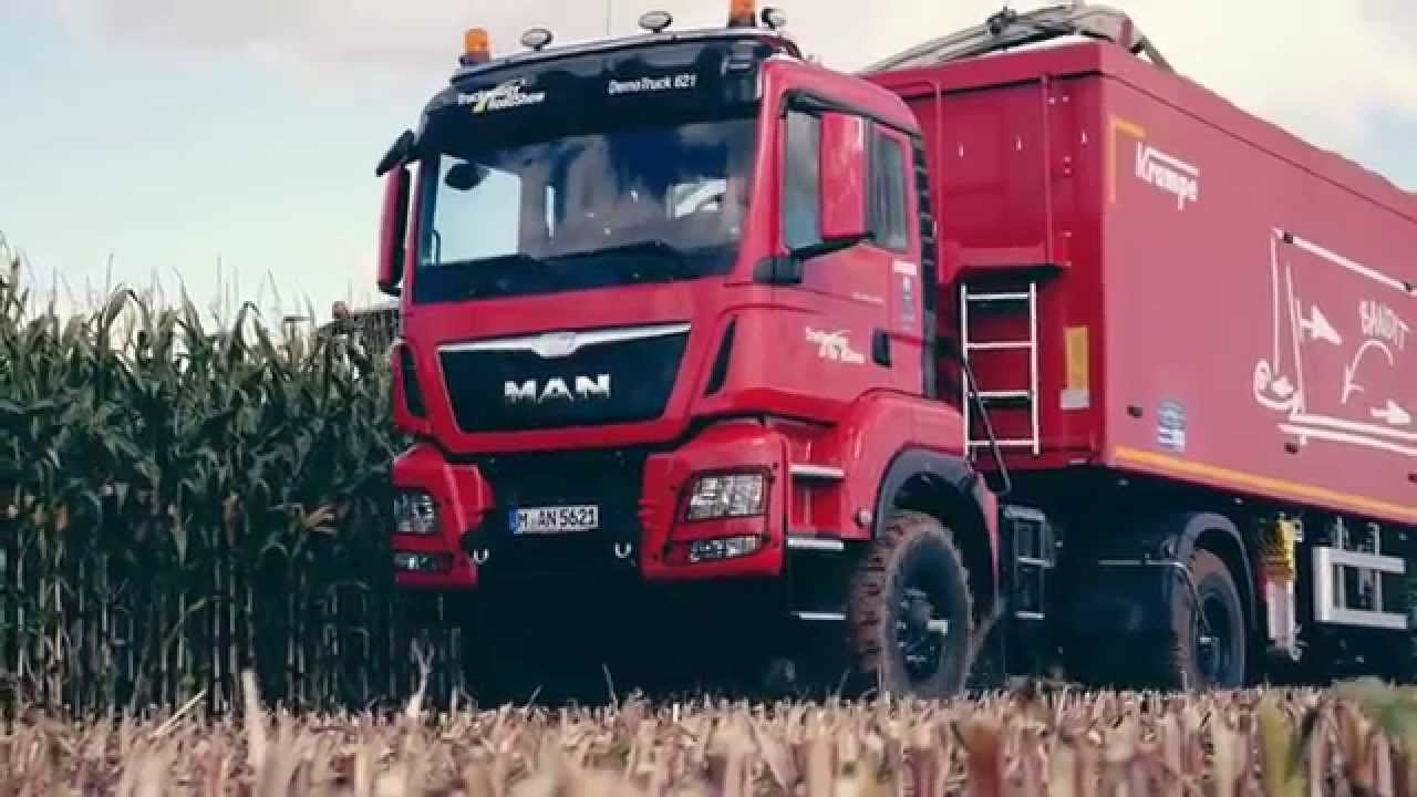PTG AIRBOX op MAN Truck met truck Krampe Bandit in de maïs Trekkerweb ...