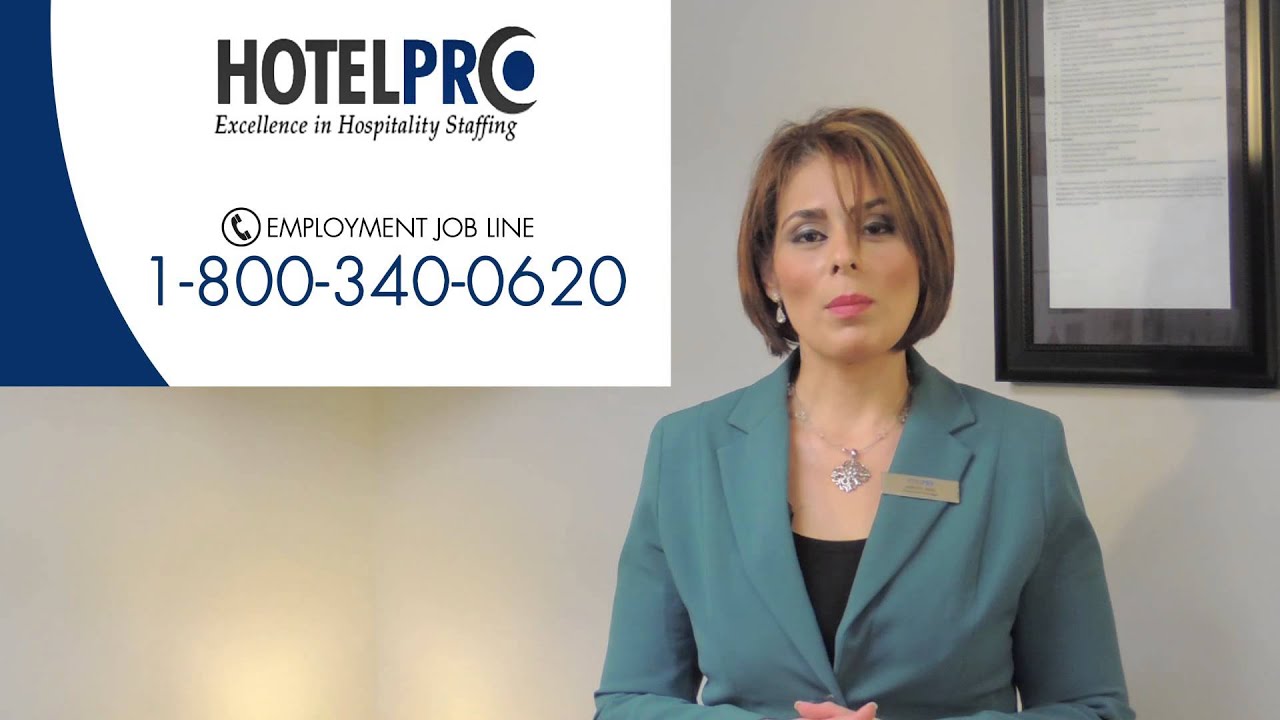 Oportunidades de Empleo con HotelPro en Atlanta - YouTube