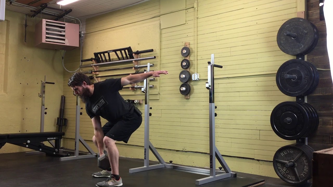 How to do a One Arm Dumbbell Snatch - YouTube