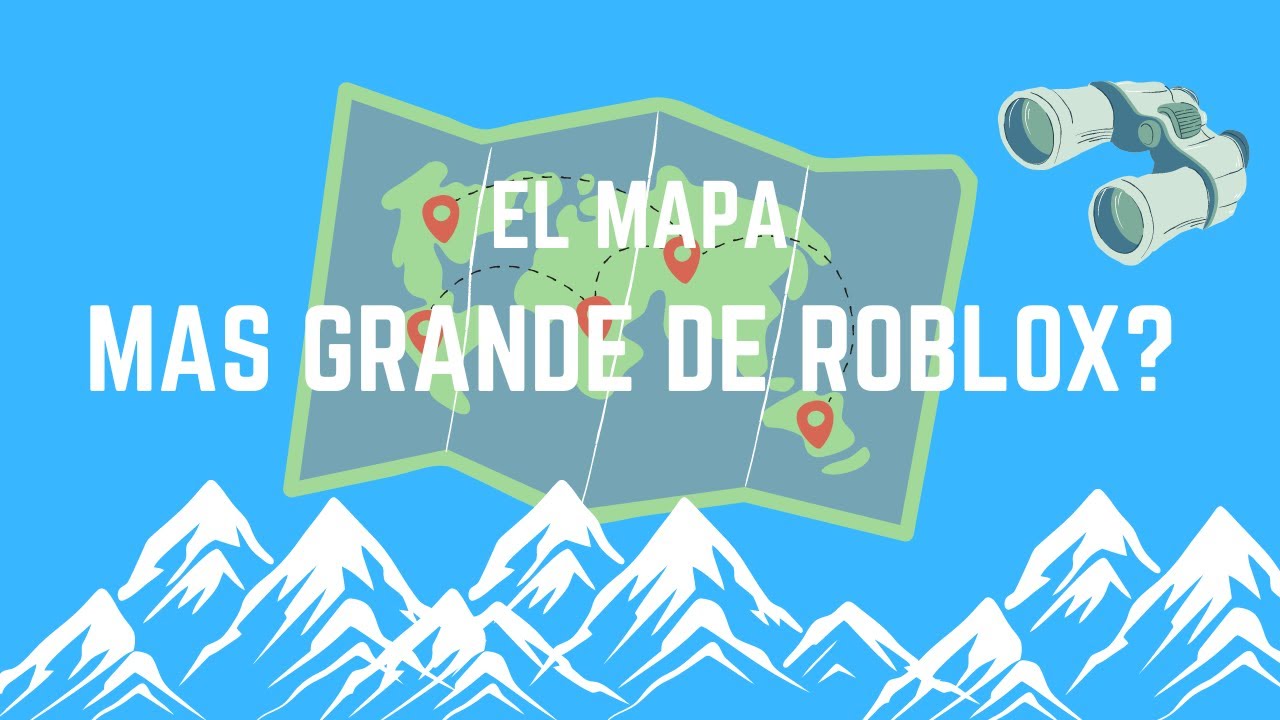 El mapa de ROBLOX MAS GRANDE creado por UNA persona? | Roblox - YouTube