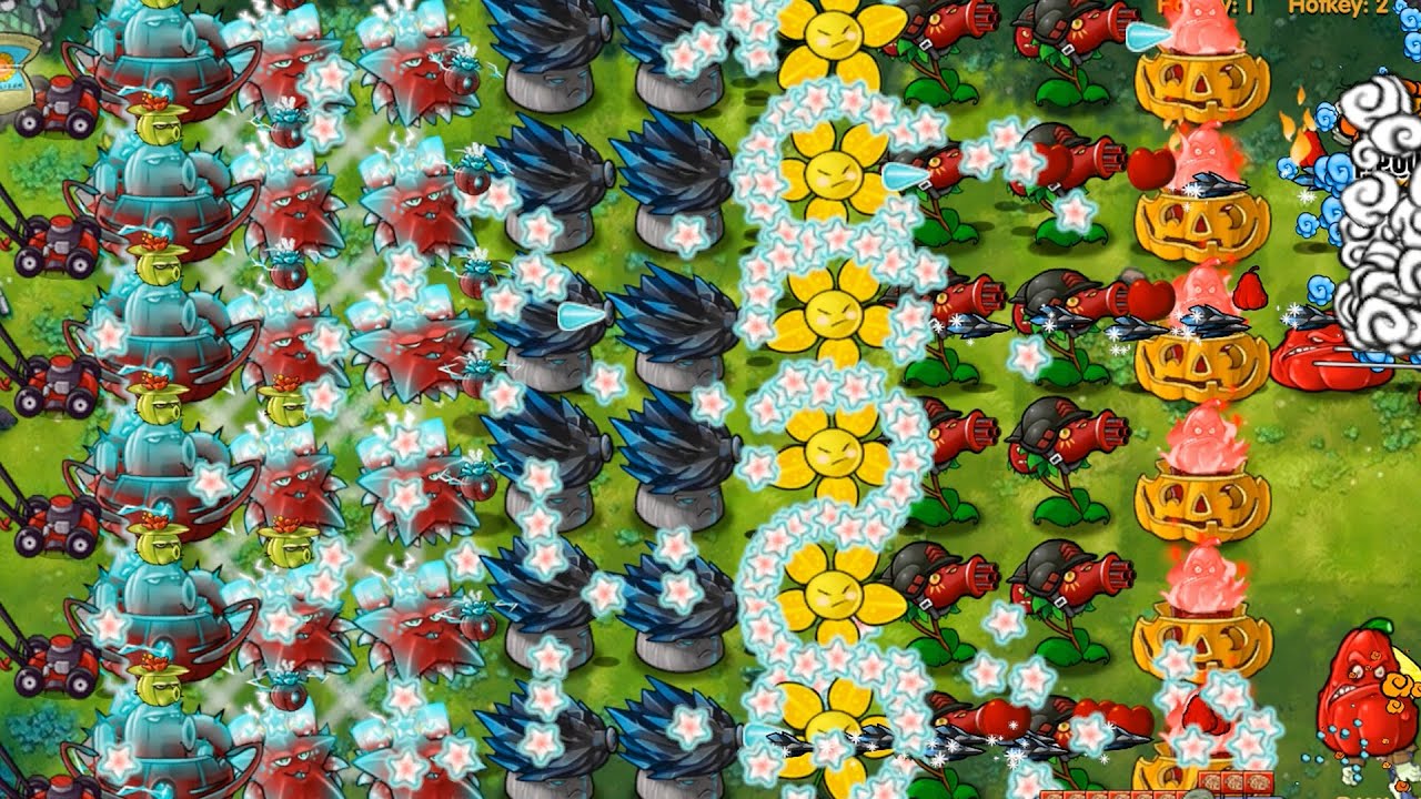 PVZ Fusion 2,13 English How to Merge Plants Super Strong Fire Combo ...