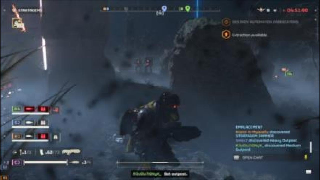 Bot base clearing in Helldivers 2 - YouTube