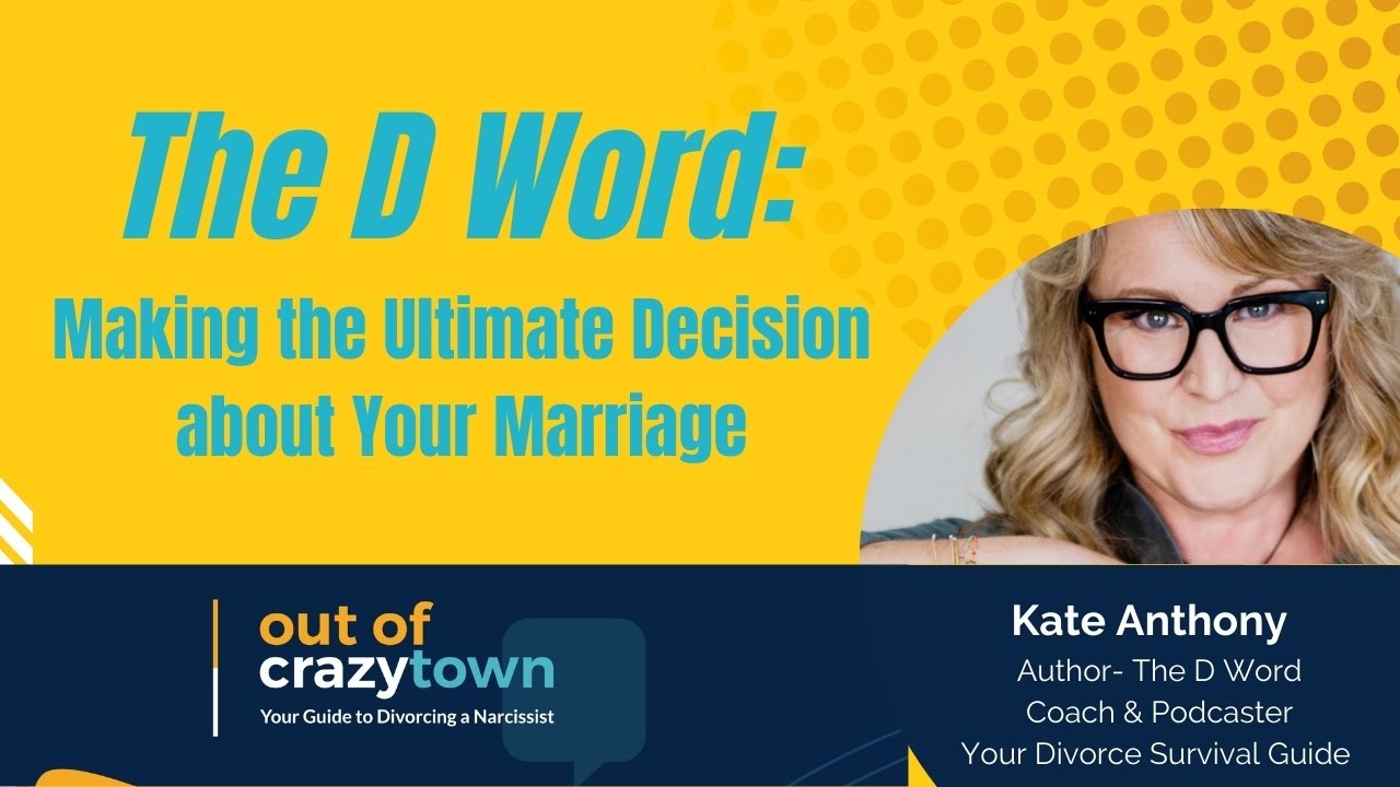 The D Word - Kate Anthony, Author, Divorce Coach and Podcaster Talks ...