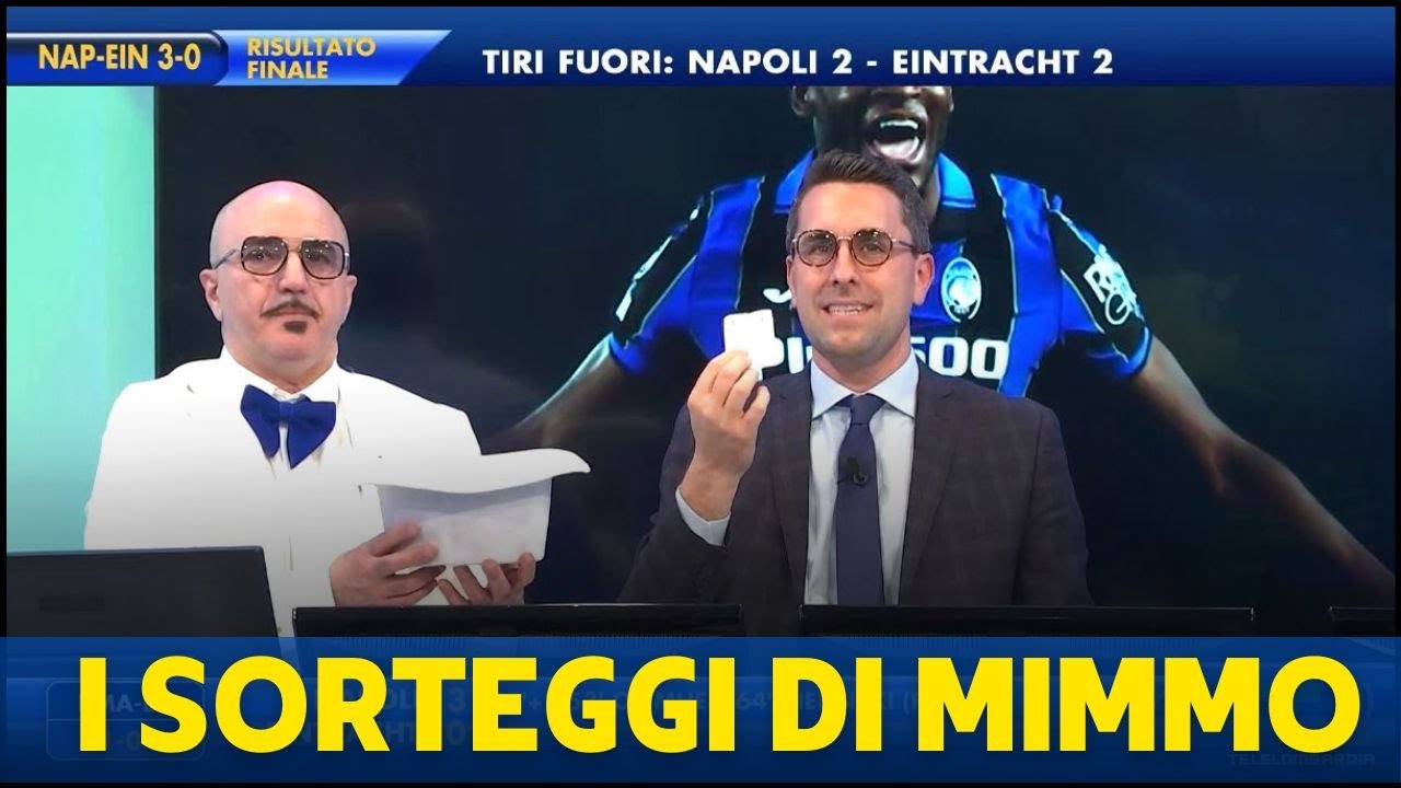 SORTEGGI CHAMPIONS: LA SIMULAZIONE DI MIMMO PESCE! - YouTube