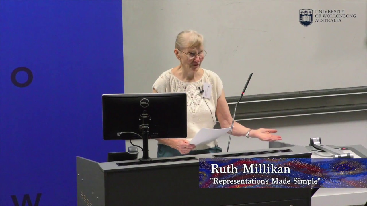 Ruth Millikan - Representations Made Simple - YouTube