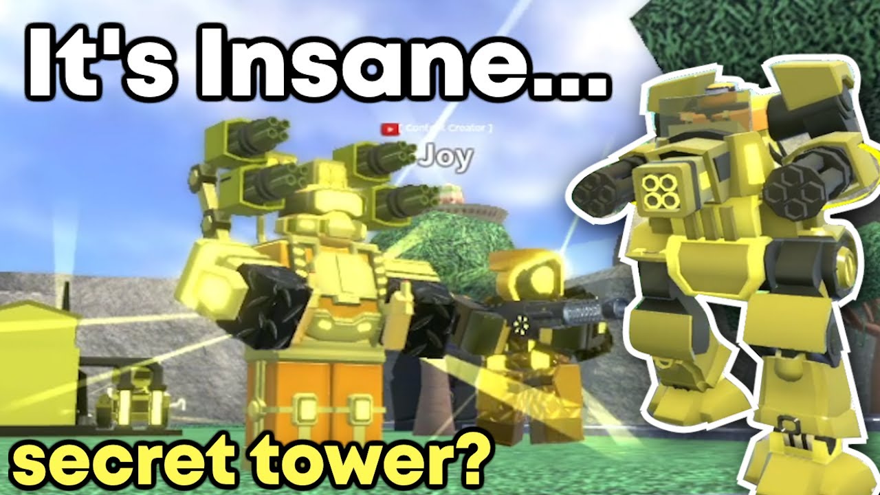 Using Golden Accelerator And Golden Mecha Base | ITS INSANE! - Tower ...