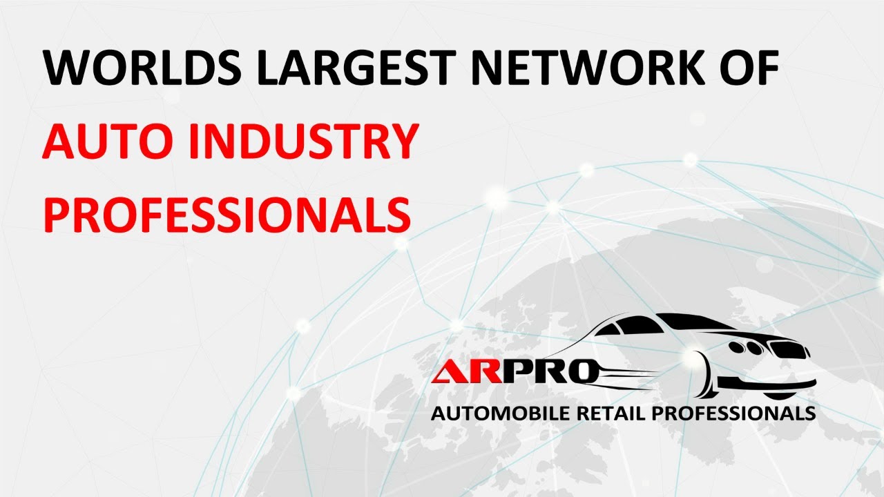 Worlds largest network of Auto industry professionals. ARPRO www ...