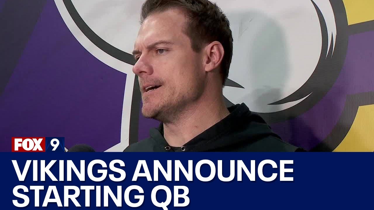 Minnesota Vikings announce starting QB against Packers - YouTube