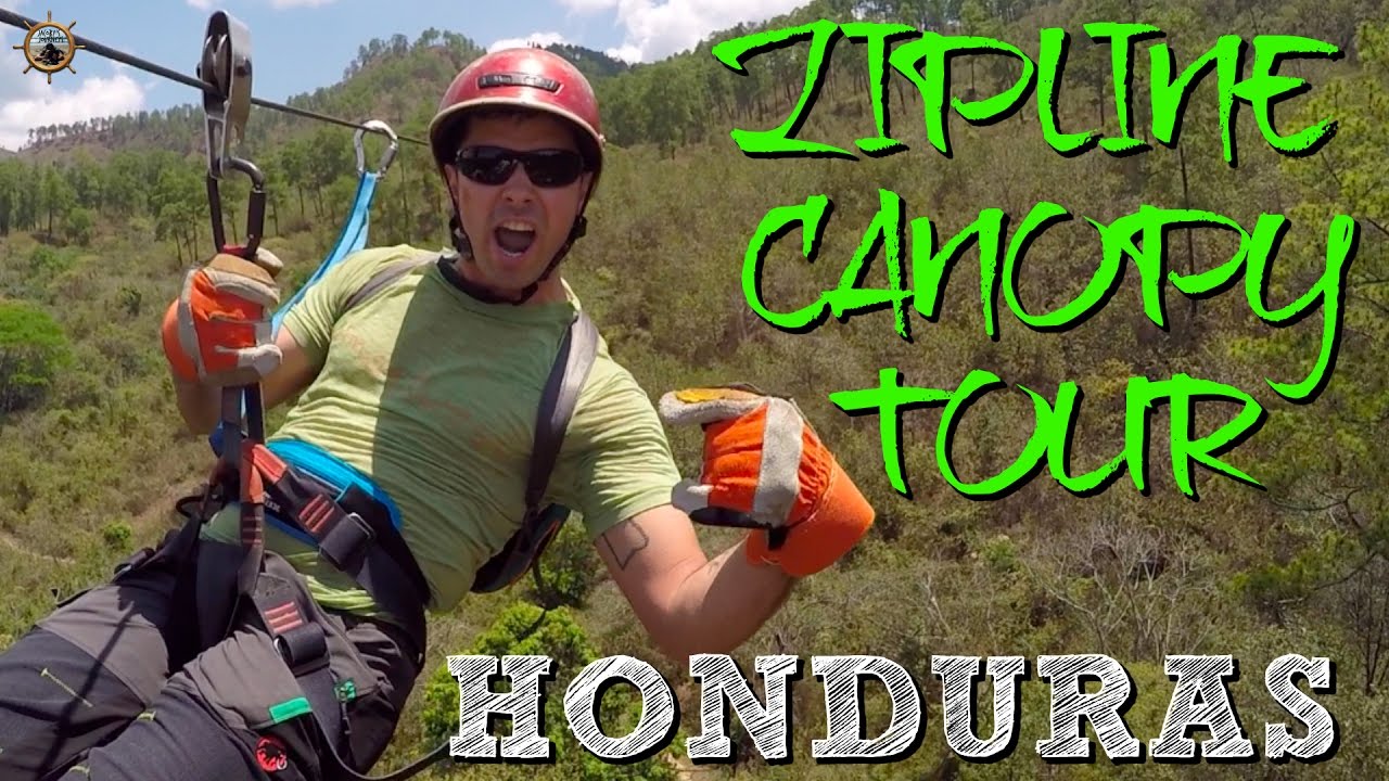 HONDURAS CANOPY TOURS // ZIPLINE WITH A DRONE! - YouTube