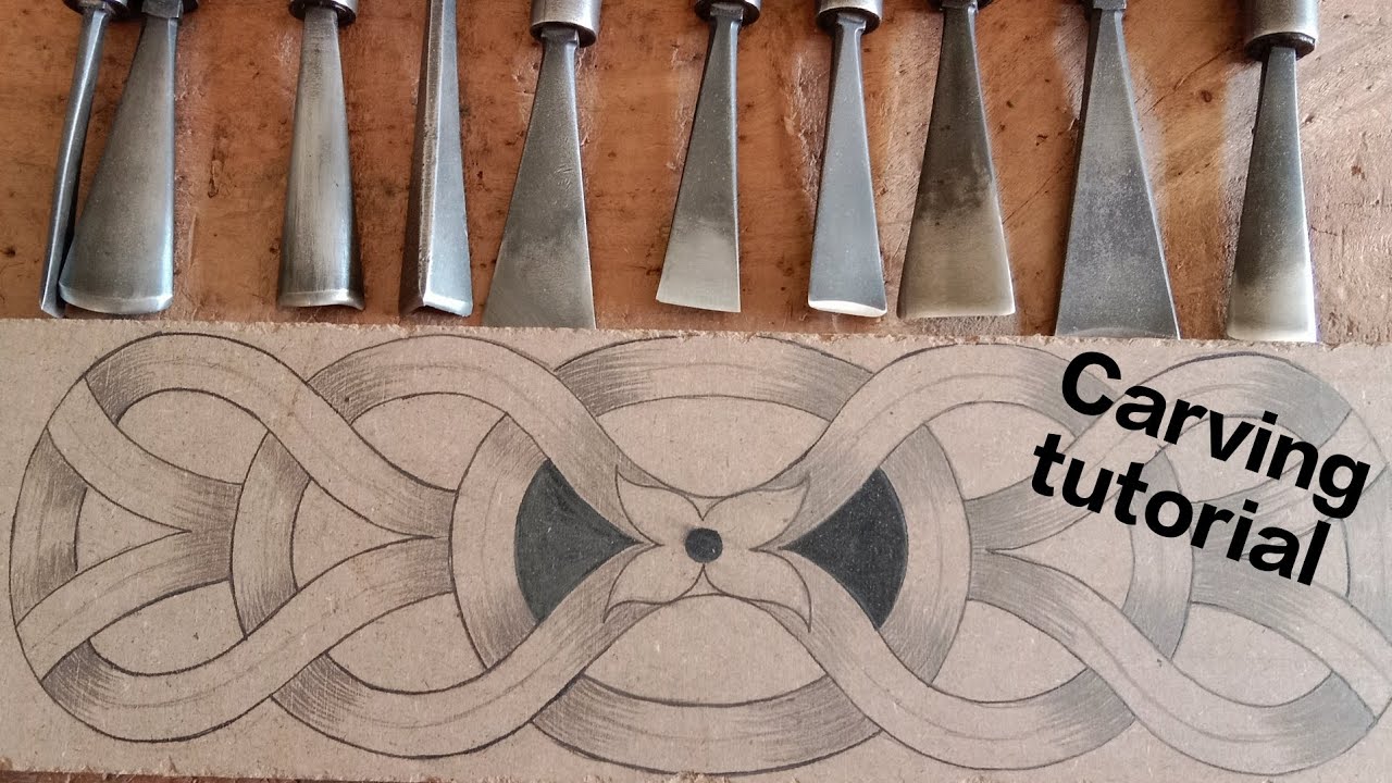 How to Celtic knot // wood carving and patterns // tutorial ideas - YouTube