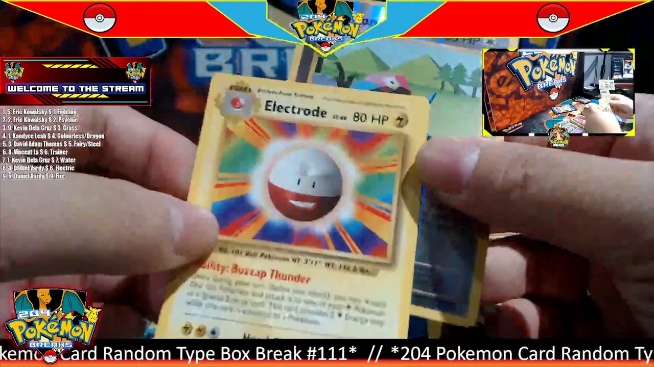 *204 Pokemon Random Type Card Break #111* [November 27 2020] - YouTube