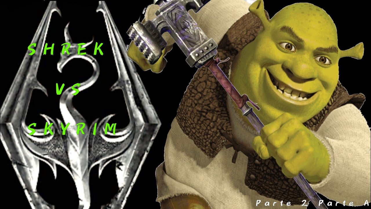Shrek Vs Skyrim!PT:2PT:A,A caverna cheia Draugr! - YouTube