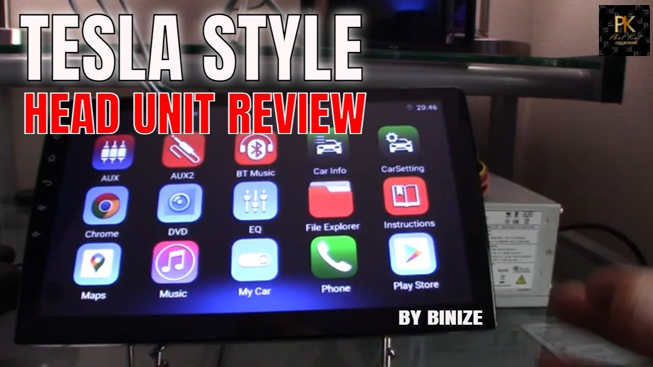 Tesla Style Android Car Stereo | Binizie Tesla Style Head Unit Review ...