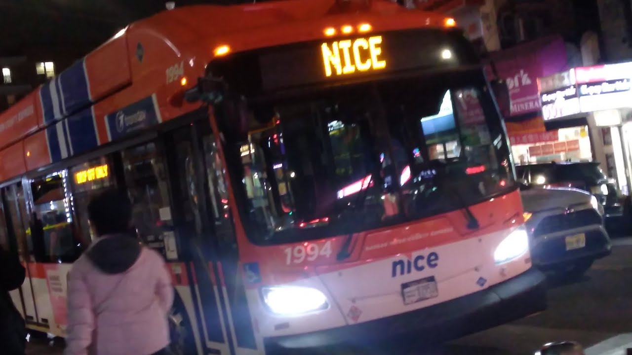 NICE Bus On-board | Riding the 2021 New Flyer XN40 Xcelsior CNG [1994 ...