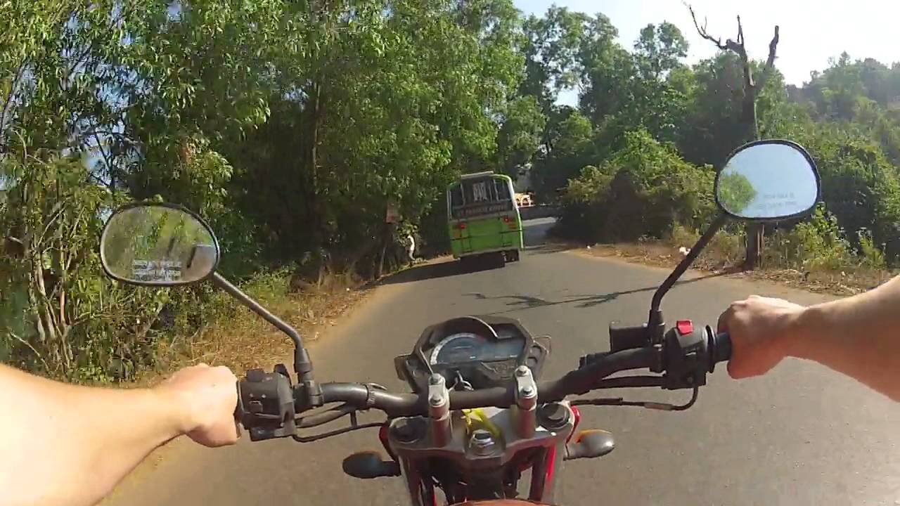 Riding in Goa: Panaji-Ponda-Mollem-Collem - YouTube