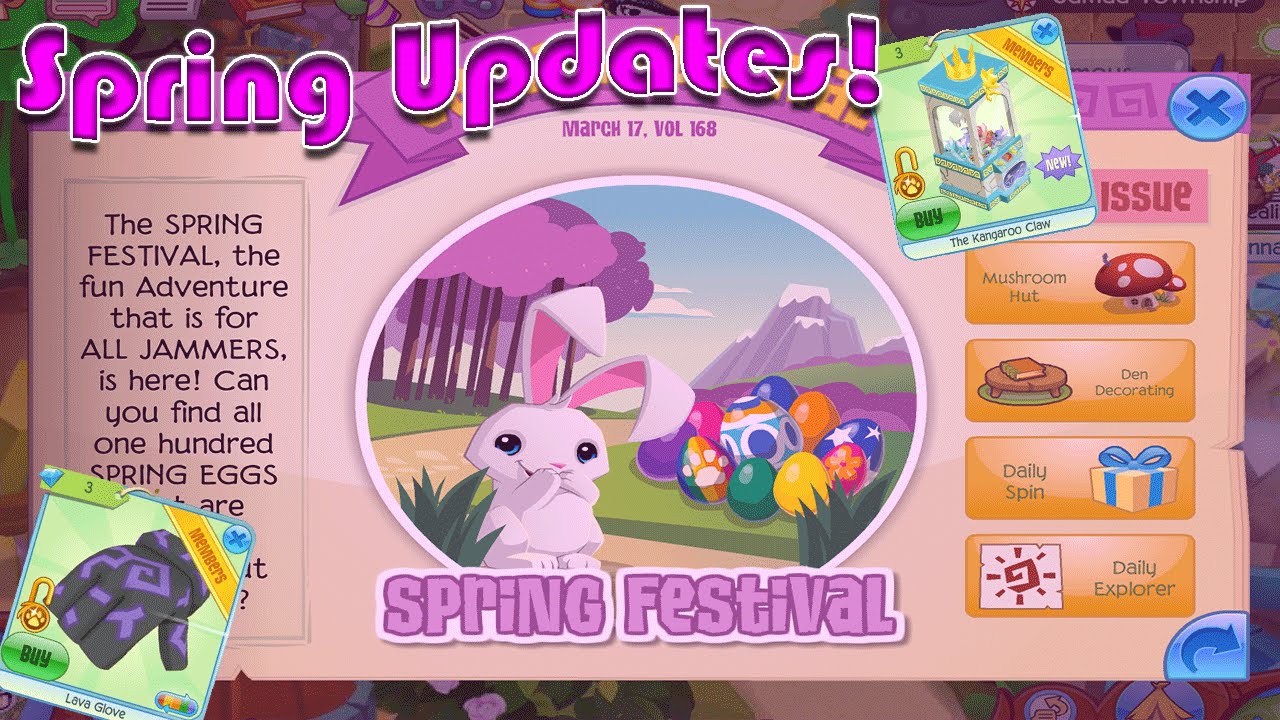 Updates: Spring Festival + Den Improvements + Lava Gloves & More! - YouTube