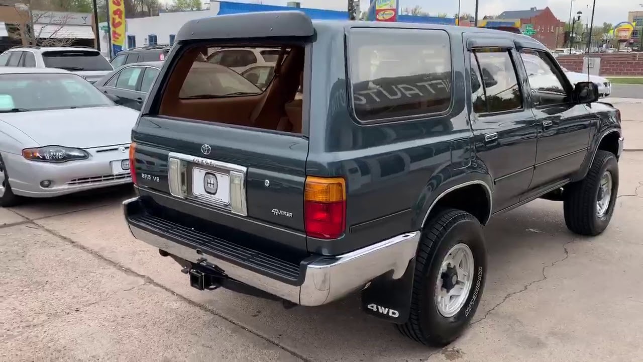 1992 Toyota 4Runner walk-around - YouTube