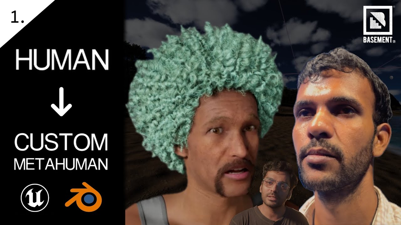 Turn a Real Human Into a Custom MetaHuman | Unreal Engine 5 + Blender ...