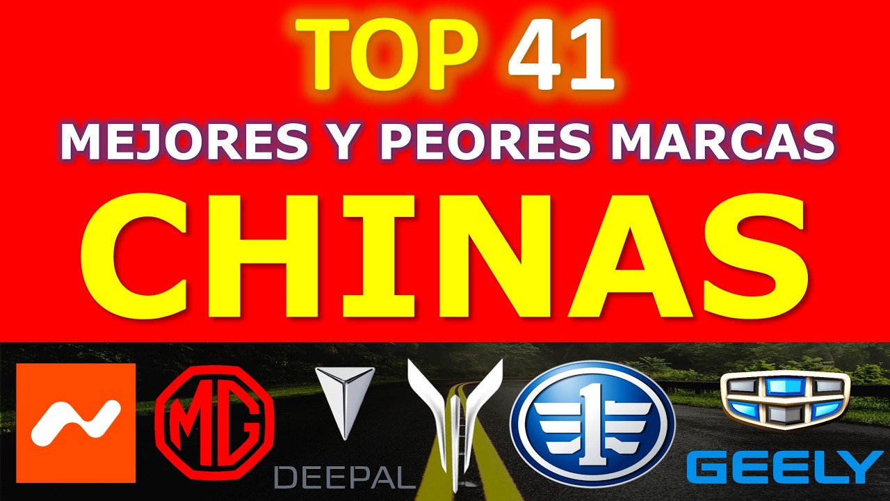 NUEVO ranking de marcas CHINAS para este 2025 - YouTube