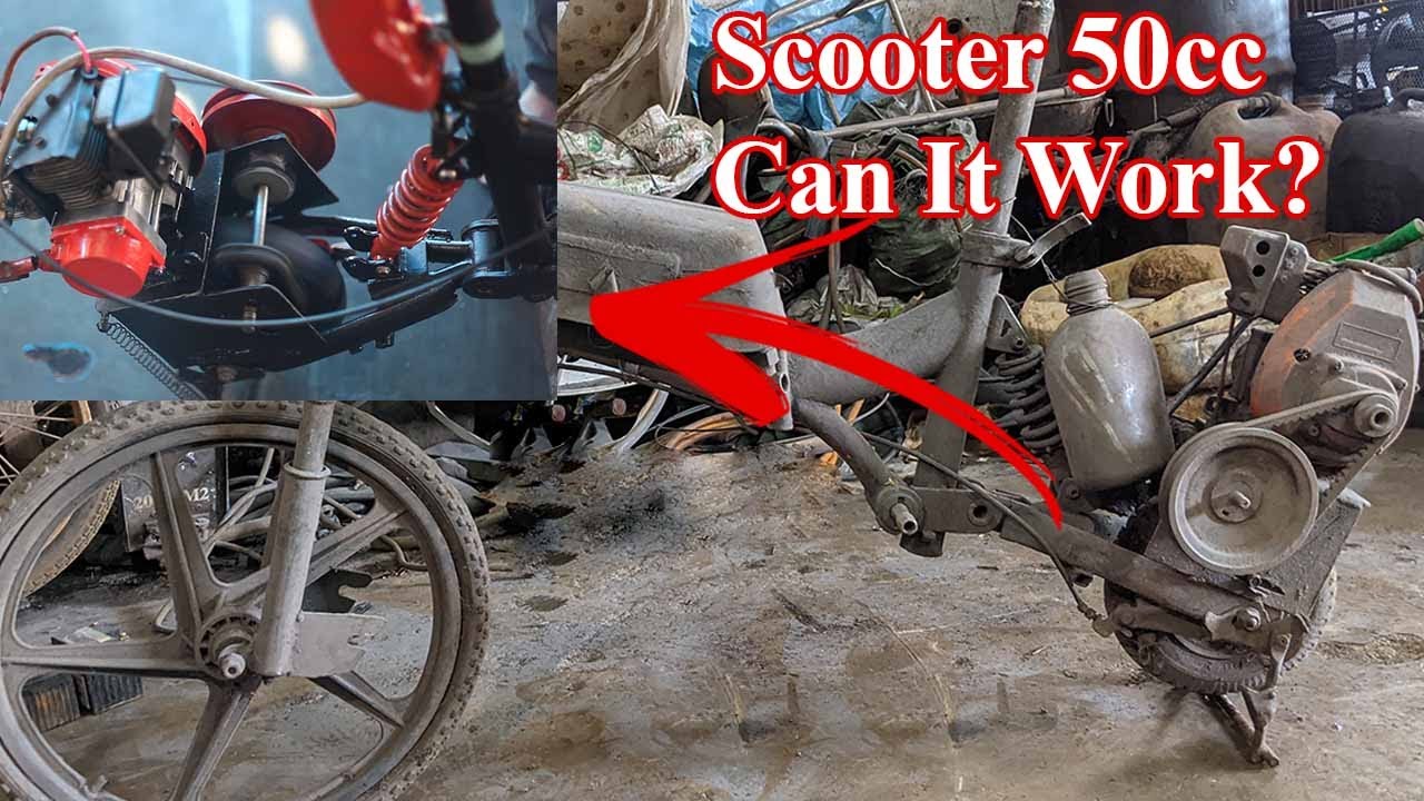 Restoration Of 2 Stroke Scooter Engine - YouTube