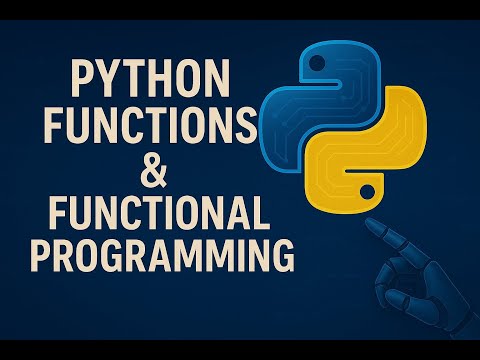Learn Python Functions & Functional Programming | Method, Lambda, Map, Filter - YouTube