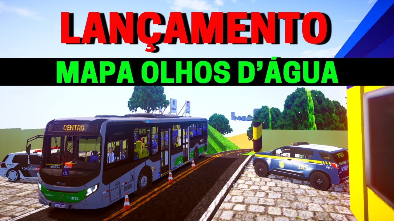 🔴Gameplay Novo Mod Mapa Olhos D’água Proton Bus Simulator - PBSU -Mods ...