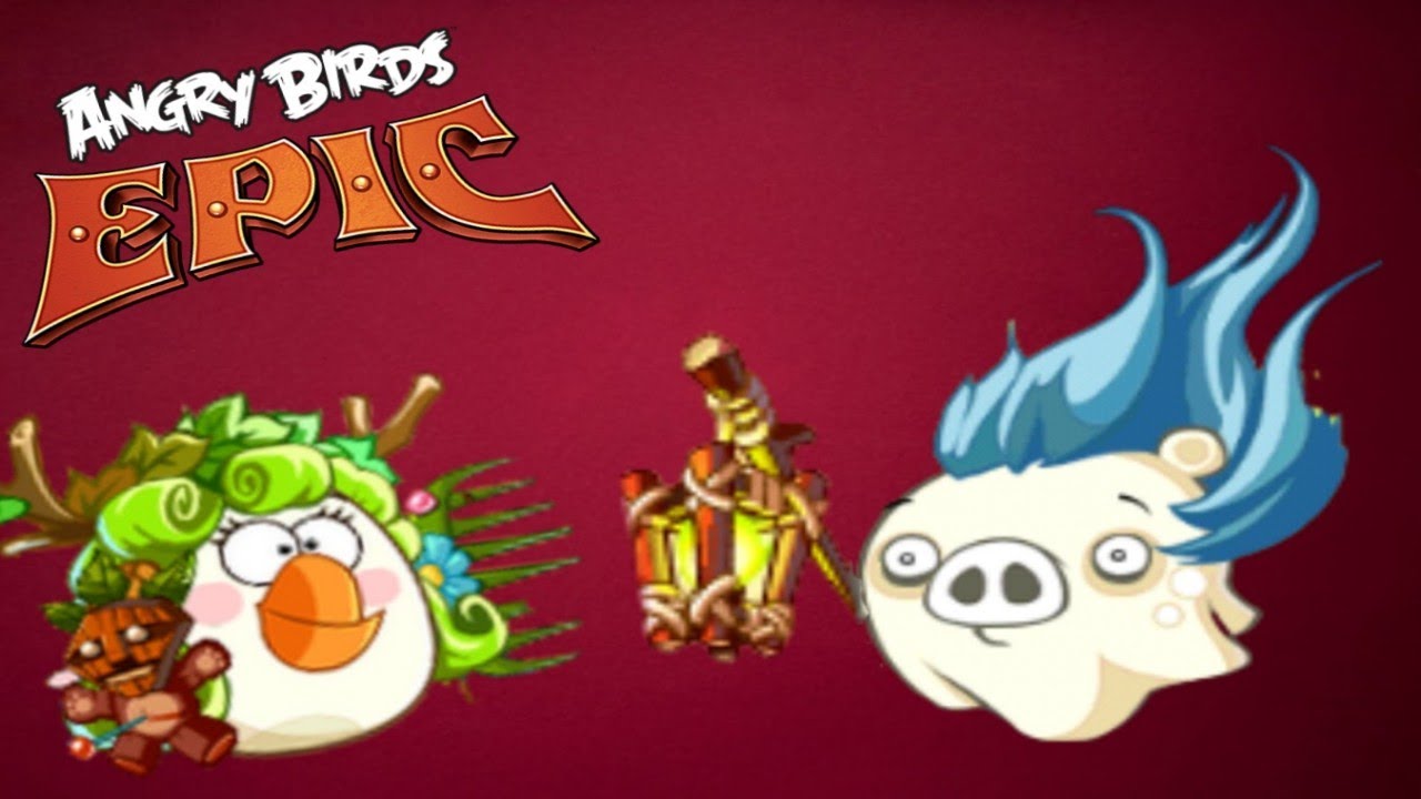 ANGRY BIRDS EPIC. MOD CAVE 33 (BETA PROTOTYPE) BY ME. PIG FACTORY ...