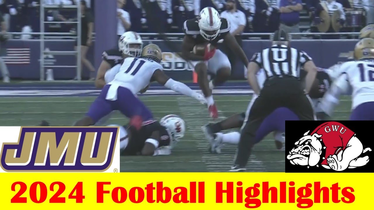Gardner Webb vs James Madison Football Game Highlights 9 7 2024 - YouTube