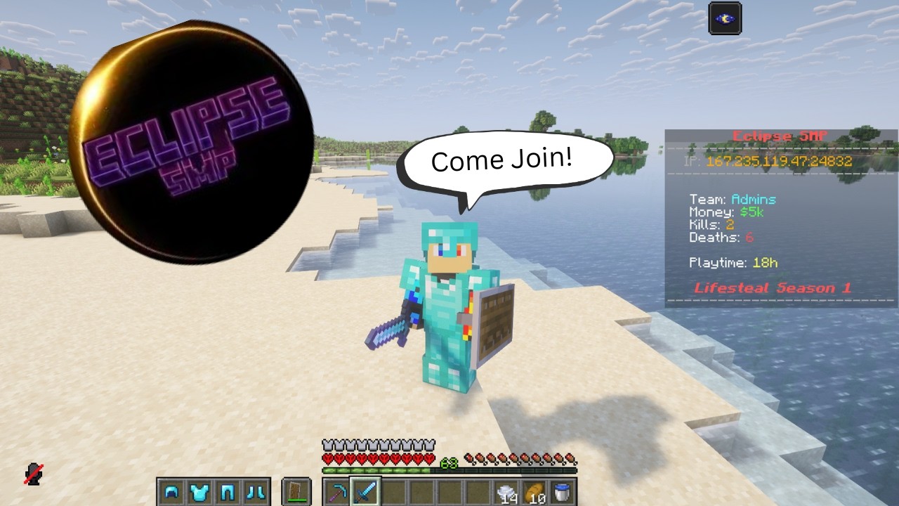 Live 🔴 Playing Eclipse Smp Live! - YouTube