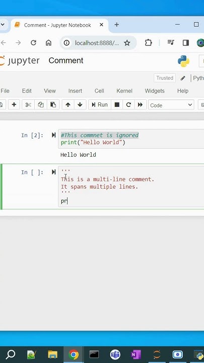 Comments In Python Python Learnpython Python3 Pythonforbeginners Pythontutorial