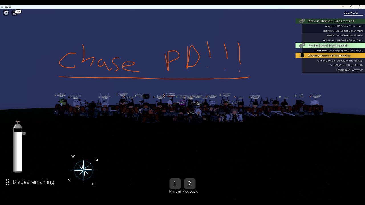 ARMORED AND JAW TITAN CHASE PD!!!! | AoT:P Lore event - YouTube