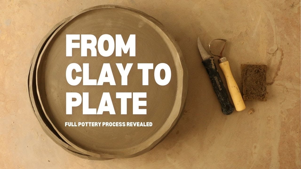 How to Make a Ceramic Plate | Step-by-Step Pottery Tutorial - YouTube