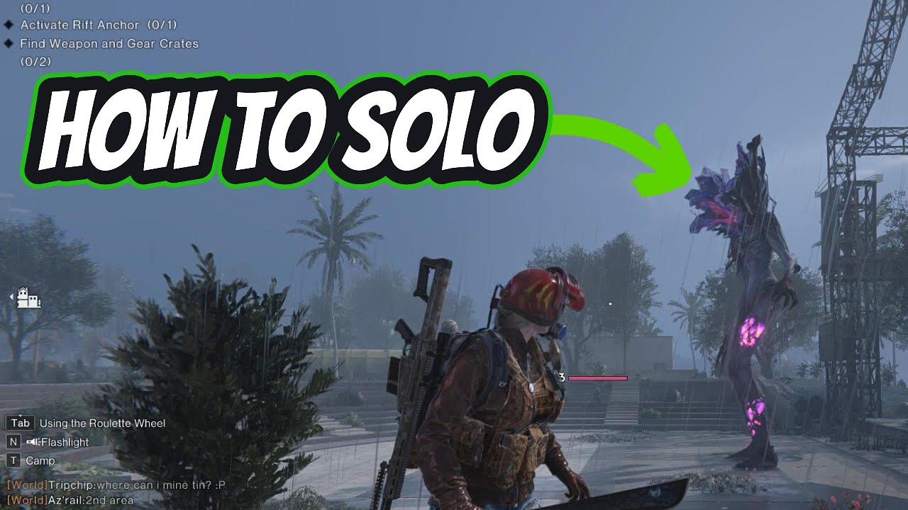 Once Human how to solo glutton elite hazard - YouTube