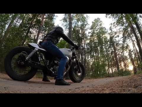 Honda vrx 400 cafe racer - YouTube