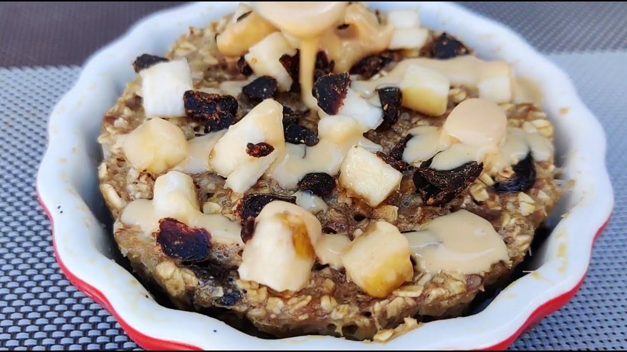 Energy oats cake, 3min microwave recipe, No sugar, No oil. You'll be ...