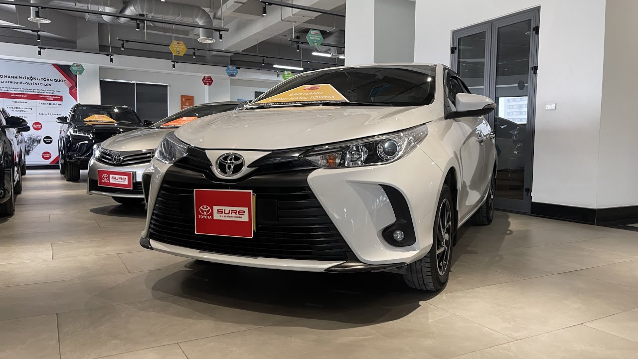 Toyota Vios E - CVT 2021 trắng ngọc trai cực đẹp - YouTube
