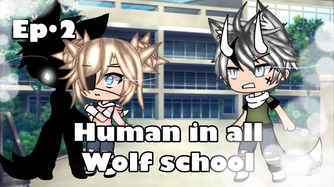 Human in all wolf school•ep2•Gacha life series - YouTube