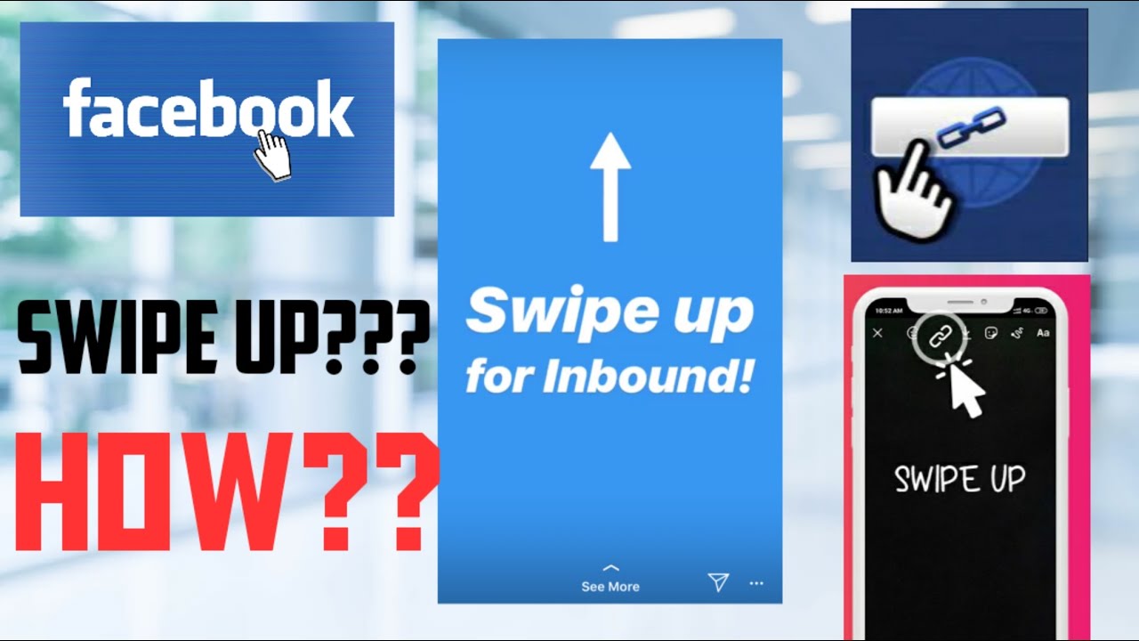 Swipe Up or Link on your Facebook - YouTube
