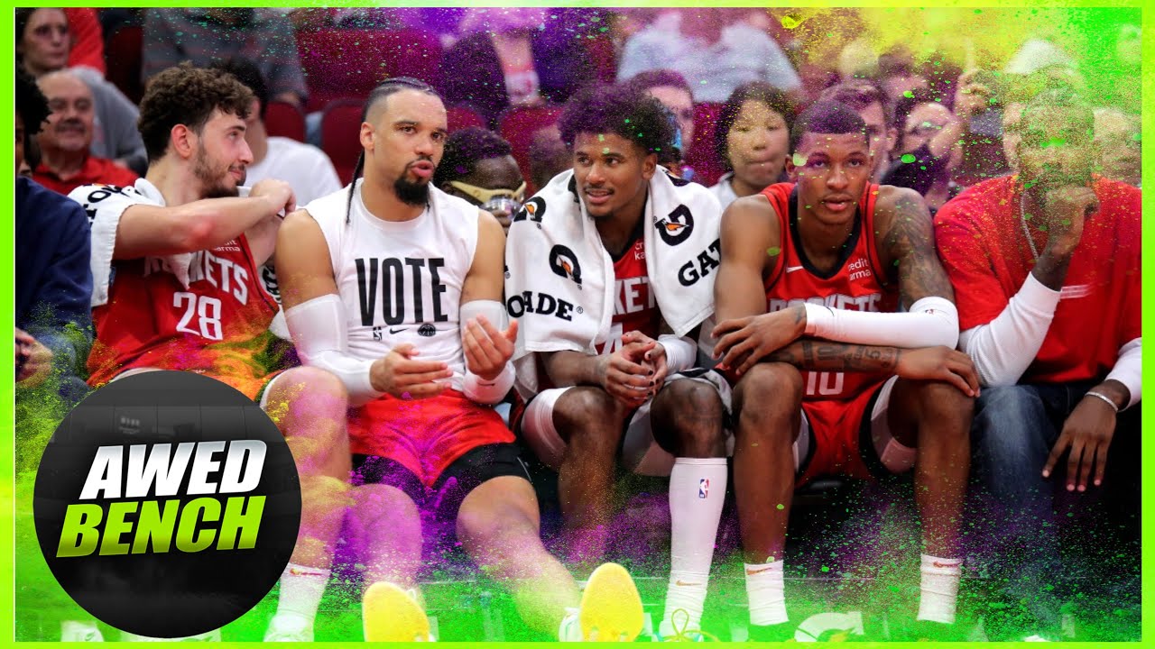 The Rockets Bench Was Tired Of LeBron’s Theatrics | awedbench - YouTube