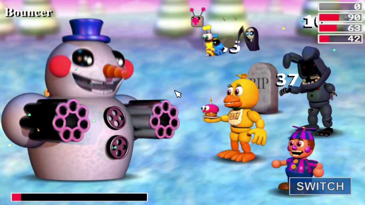 FNaF World part 1 - YouTube