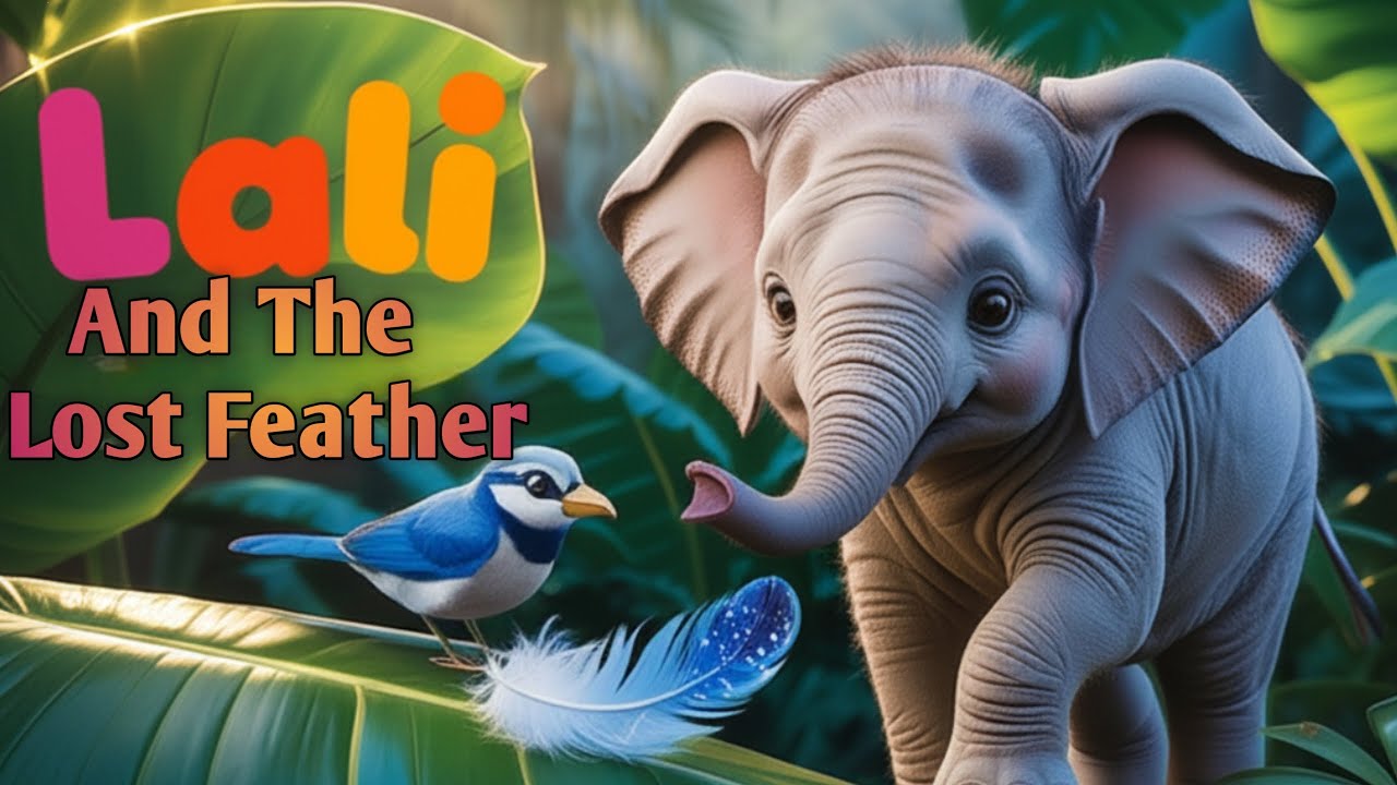 🐘Elephant Lali and The Lost Feather | Kids Cartoon | 🌳 Moral Stories ...