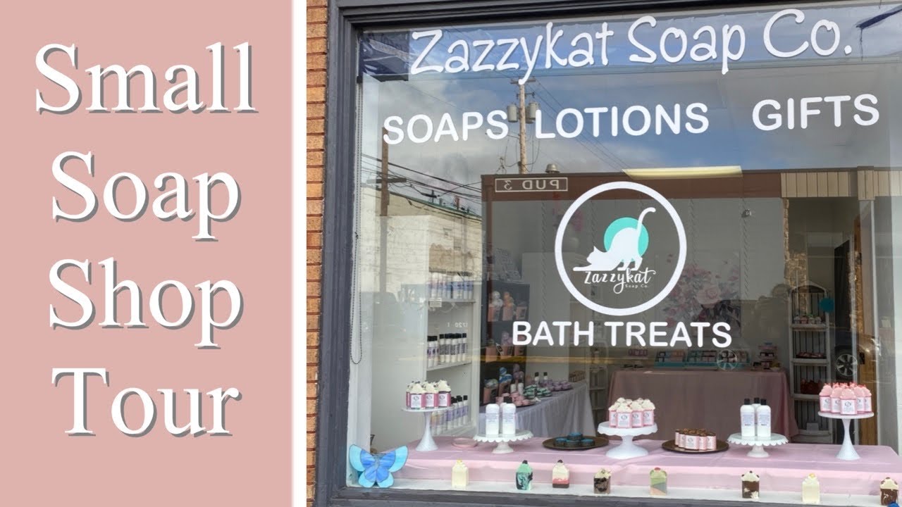 Come Tour My Small Soap Shop With Me! - YouTube