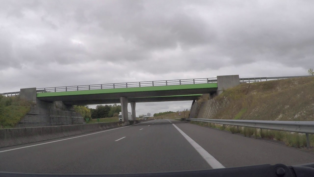 France by Autoroute - A26/E17 J19 Vatry north of Troyes - YouTube