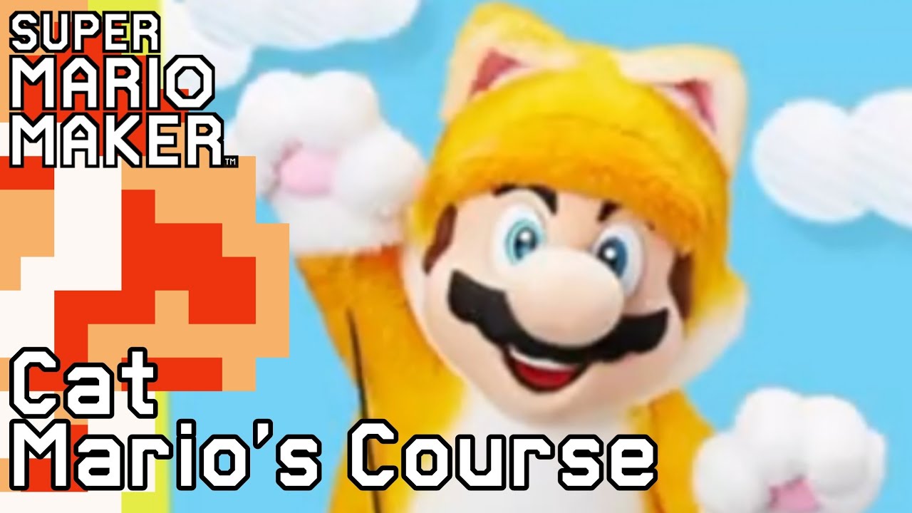 Super Mario Maker (Event Levels): Cat Mario's Course - YouTube