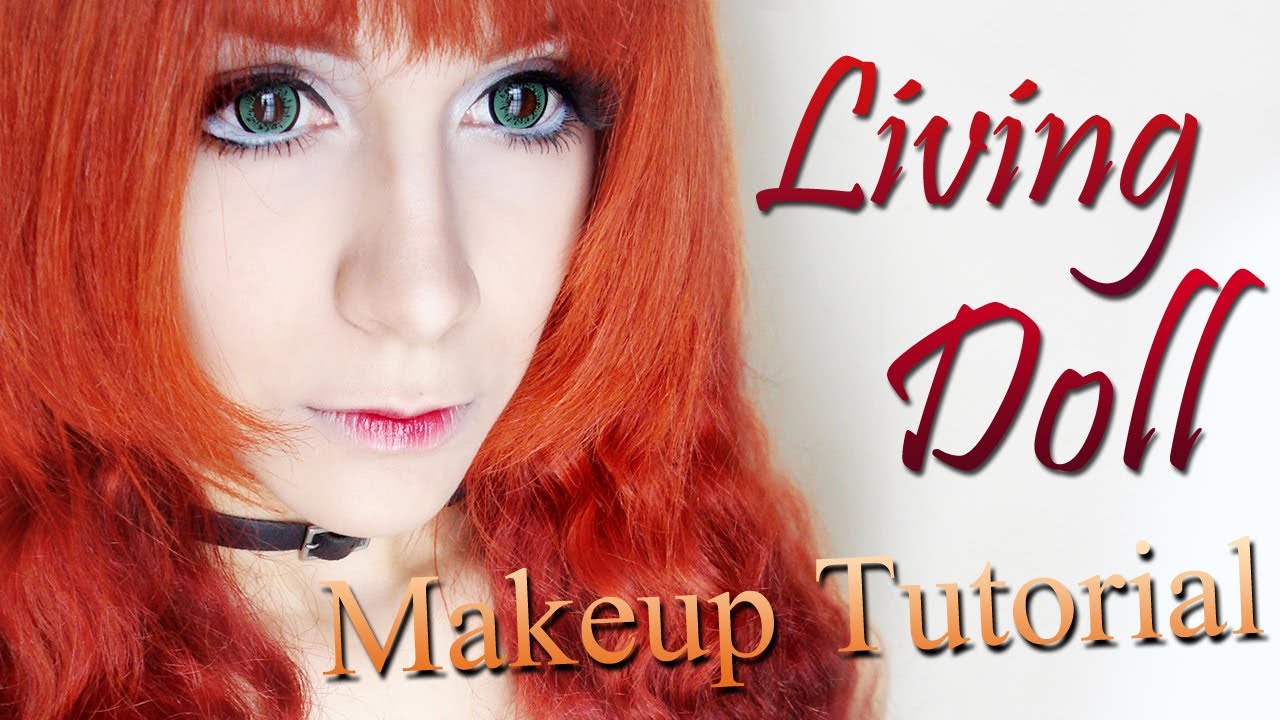 Living Doll ( Boneca Humana ) makeup Tutorial - YouTube