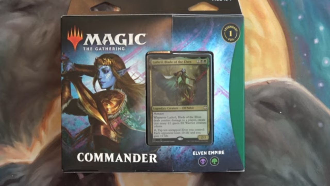 MTG Commander Kaldheim Elven Empire Deck UNBOXING! - YouTube