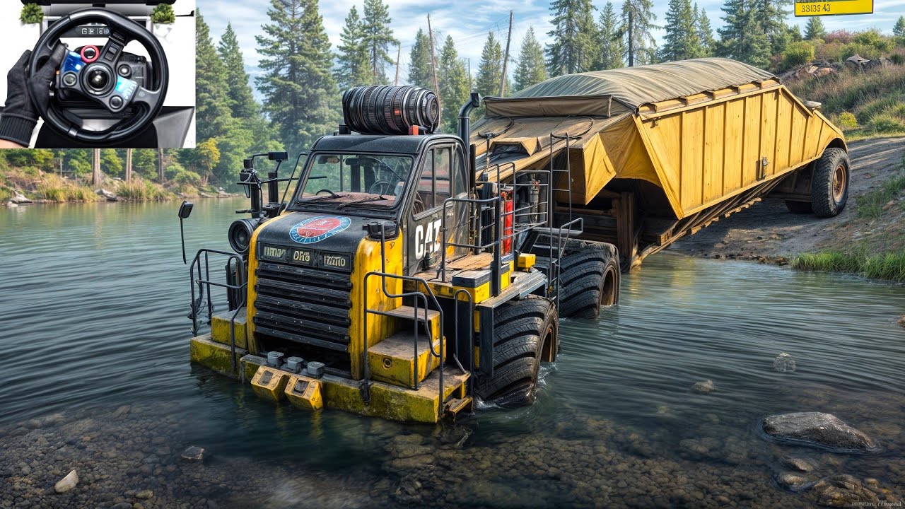 Ultimate Heavy Cargo Load Haul With CATERPILLAR-770G Dump Truck ...