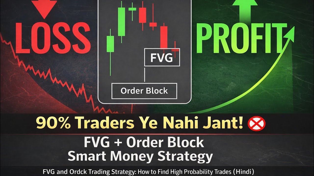 FVG and Order Block Trading Strategy | SMC Course Class 1 (Hindi ...
