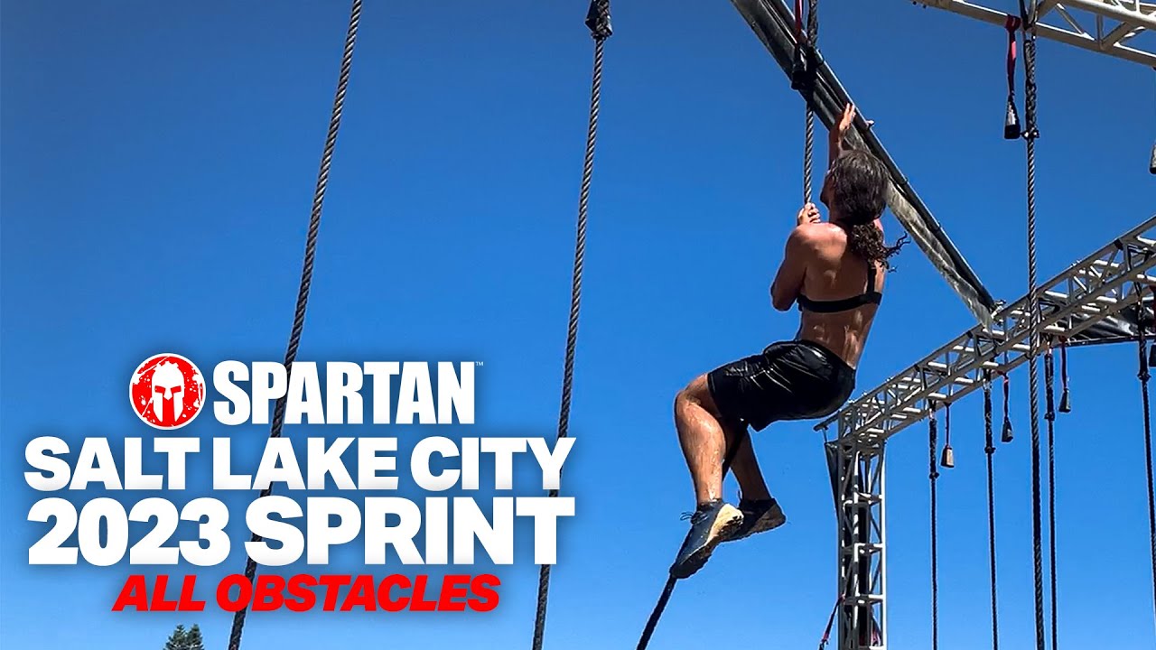 SPARTAN RACE SALT LAKE CITY SPRINT 2023 | ALL OBSTACLES - YouTube