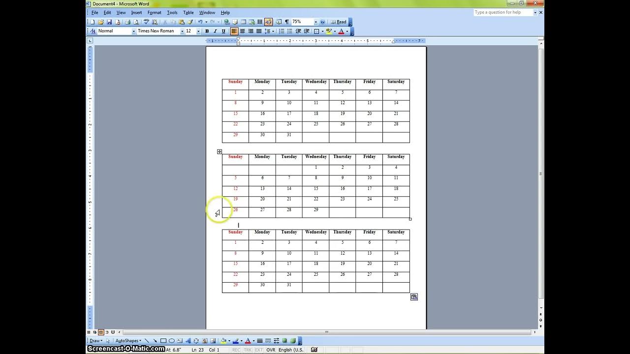 12 Inserting Tables - YouTube